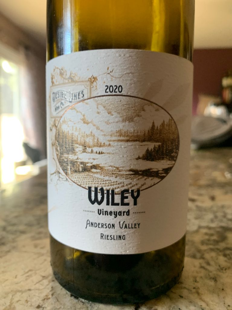 2020 Desire Lines Riesling Wiley Vineyard, USA, California, North Coast ...