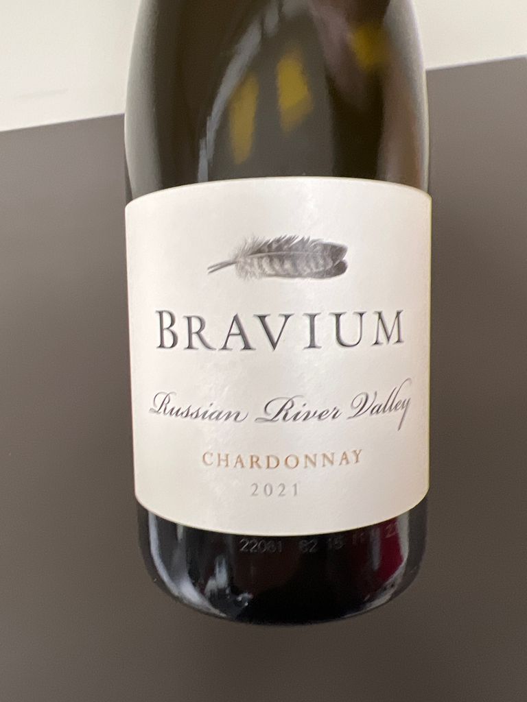 2022 Bravium Chardonnay, USA, California, Sonoma County, Russian River ...