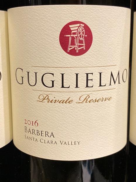 2015 Guglielmo Barbera Private Reserve, USA, California, Central Coast ...