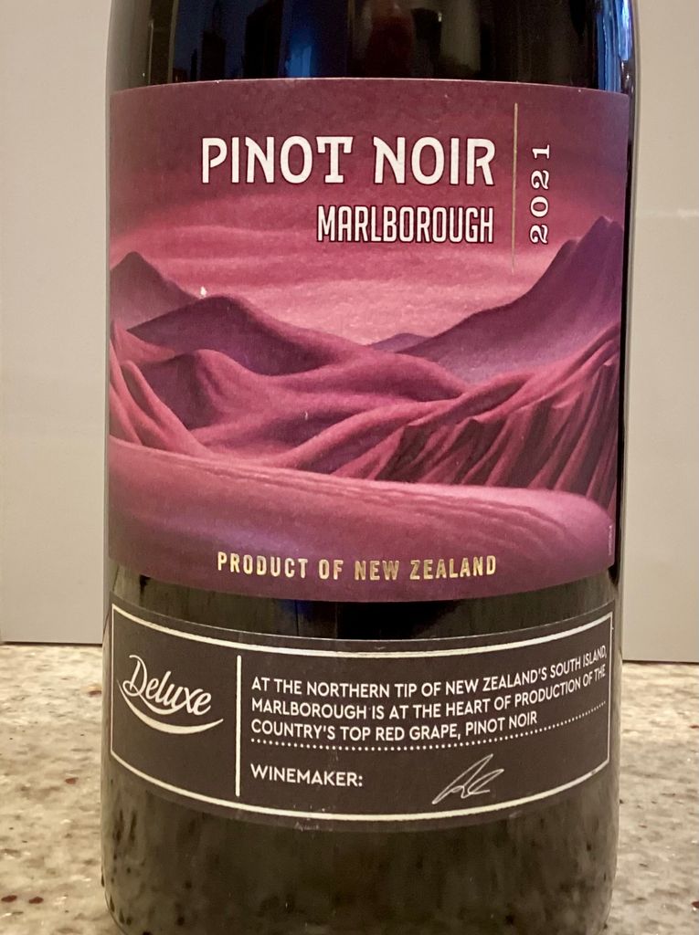 2021 Lidl Pinot Noir Winemaker's Selection Marlborough, New Zealand ...