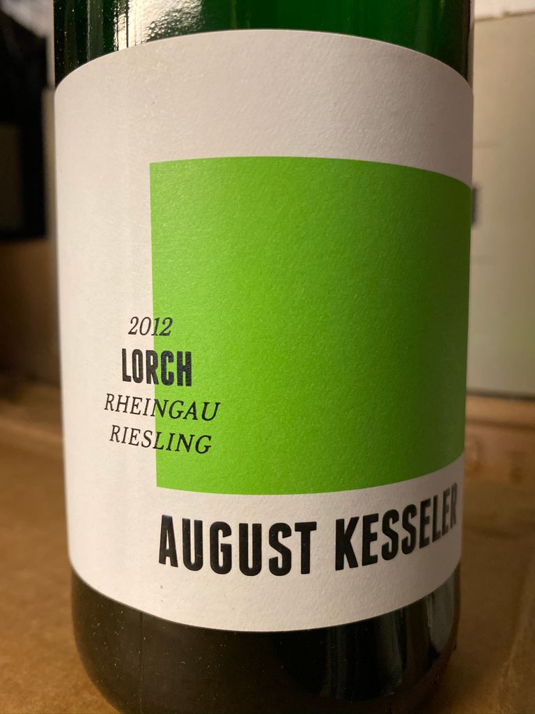2012 August Kesseler Lorch Riesling, Germany, Rheingau - CellarTracker