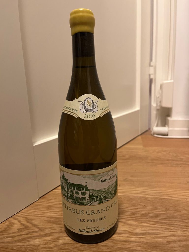 2021 Domaine Billaud-Simon Chablis Grand Cru Vaudésir, France, Burgundy ...