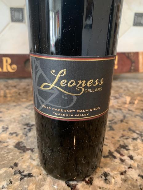 2016 Leoness Cellars Cabernet Sauvignon, USA, California, South Coast ...