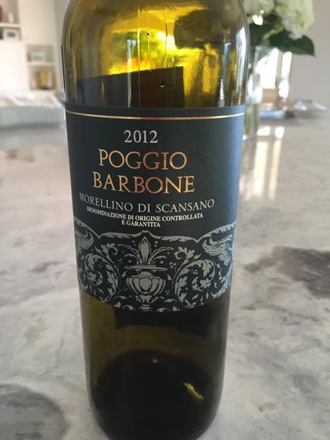 2012 Poggio Barbone Morellino di Scansano, Italy, Tuscany, Maremma ...