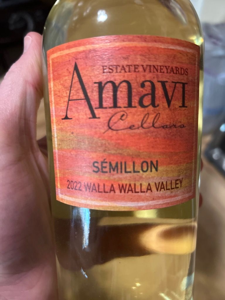 2022 Amavi Cellars Sémillon, USA, Washington, Columbia Valley, Walla ...