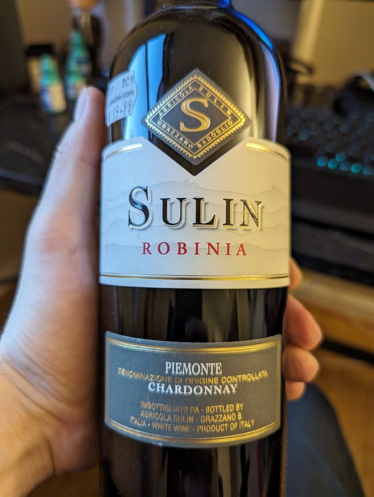2021 Sulin Piemonte Chardonnay Robinia, Italy, Piedmont, Piemonte DOC ...