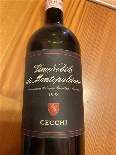 1998 Cecchi Vino Nobile di Montepulciano, Italy, Tuscany, Montepulciano ...
