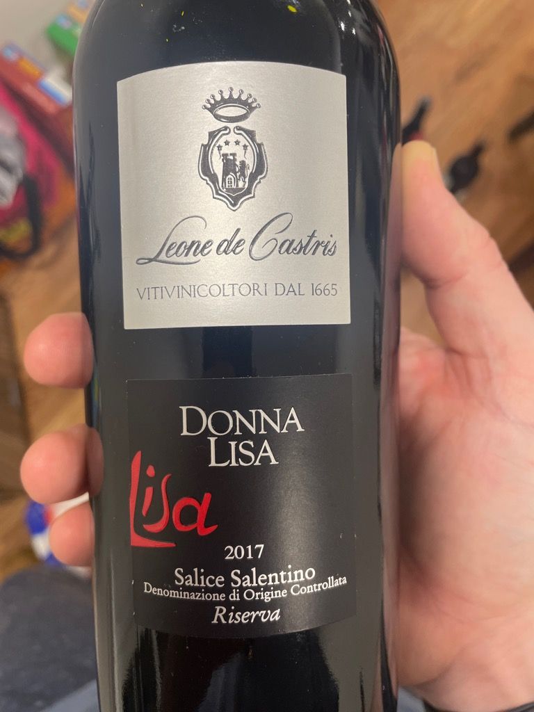 2017 Leone de Castris Salice Salentino Riserva Donna Lisa, Italy ...