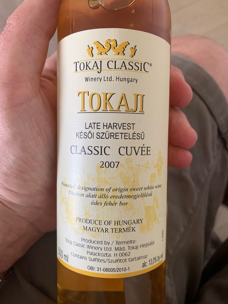 2007 Tokaj Classic Tokaji Cuvée Late Harvest, Hungary, Tokaji ...