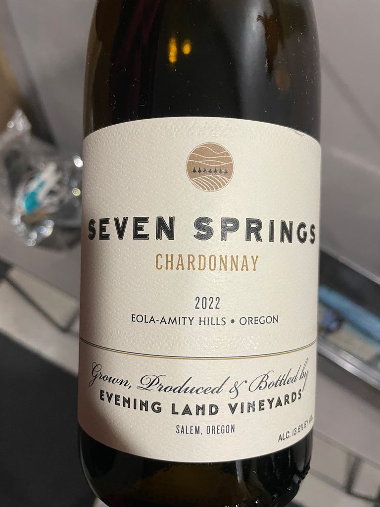 2022 Evening Land Vineyards Chardonnay Seven Springs Vineyard, USA ...