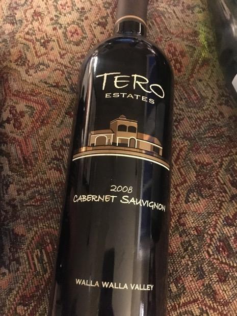 2008 Tero Estates Cabernet Sauvignon, USA, Washington, Columbia Valley ...