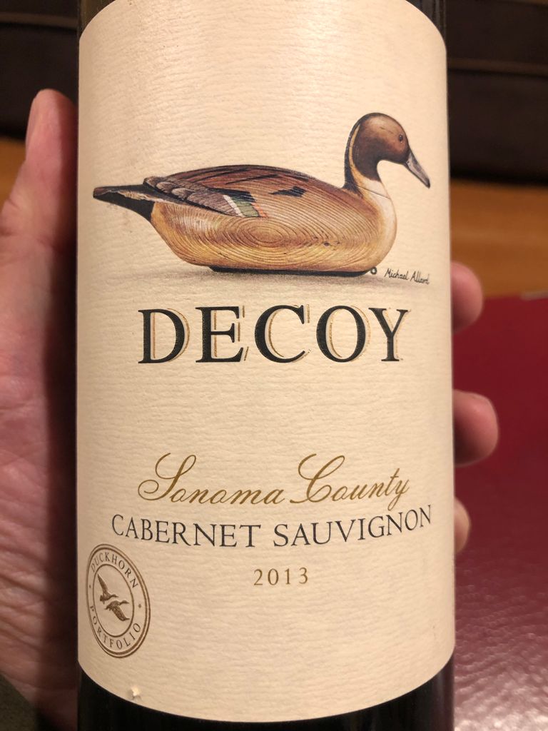 2013 Decoy Cabernet Sauvignon, USA, California, Sonoma County ...