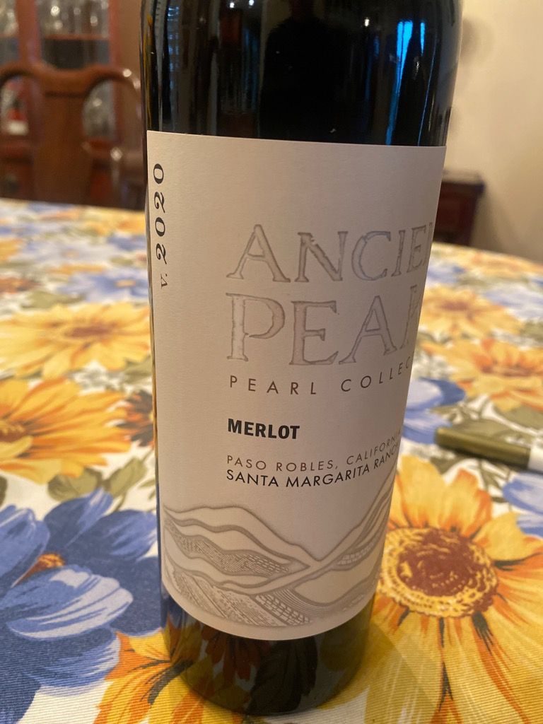 2020 Ancient Peaks Merlot Pearl Collection, USA, California, Central ...