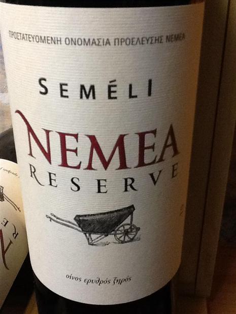 2010 Semeli Reserve Nemea, Greece, Peloponnisos, Nemea - CellarTracker