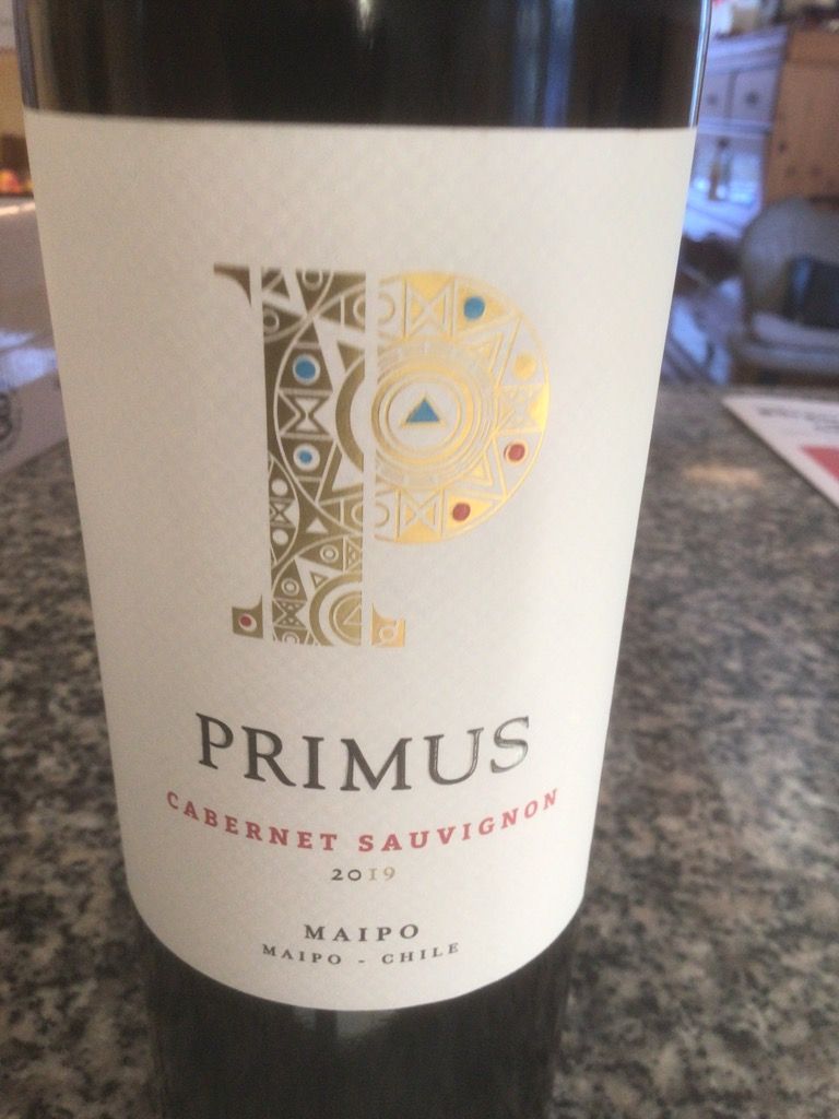 2019 Primus Cabernet Sauvignon, Chile, Maipo Valley - CellarTracker