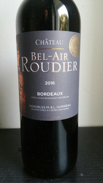 2016 Château Bel Air Roudier, France, Bordeaux - CellarTracker