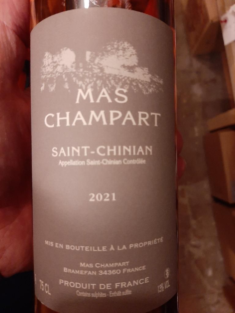 2021 Mas Champart Saint-Chinian Rosé, France, Languedoc Roussillon ...