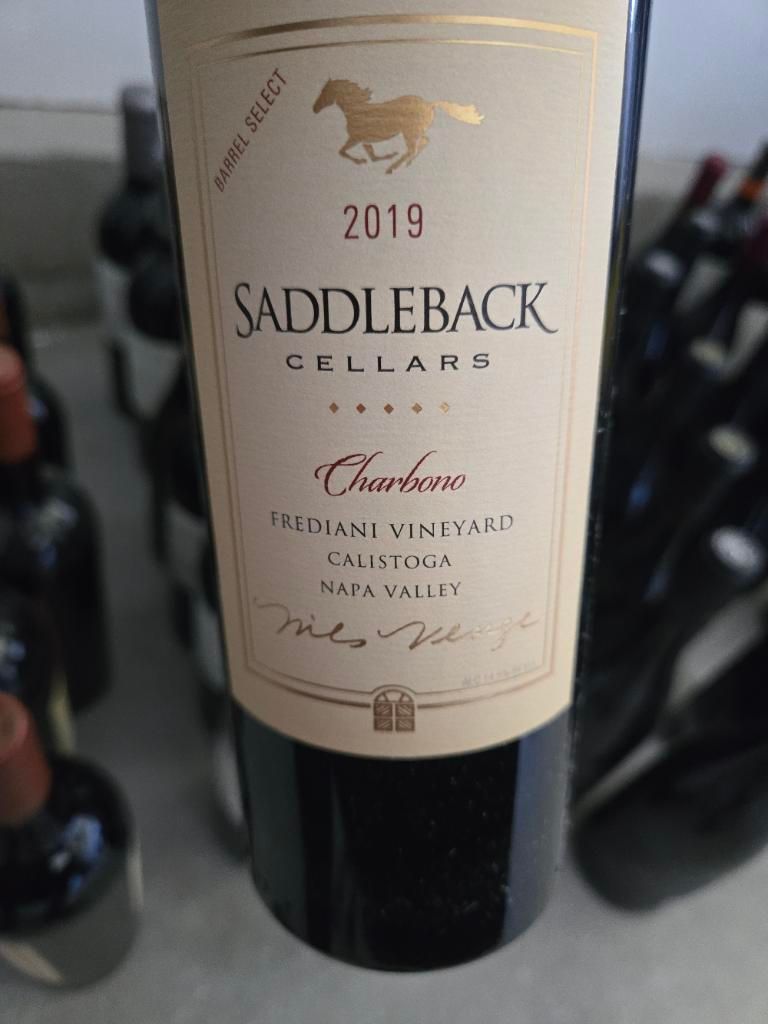 2019 Saddleback Cellars Charbono Frediani Vineyard, USA, California, Napa Valley - CellarTracker