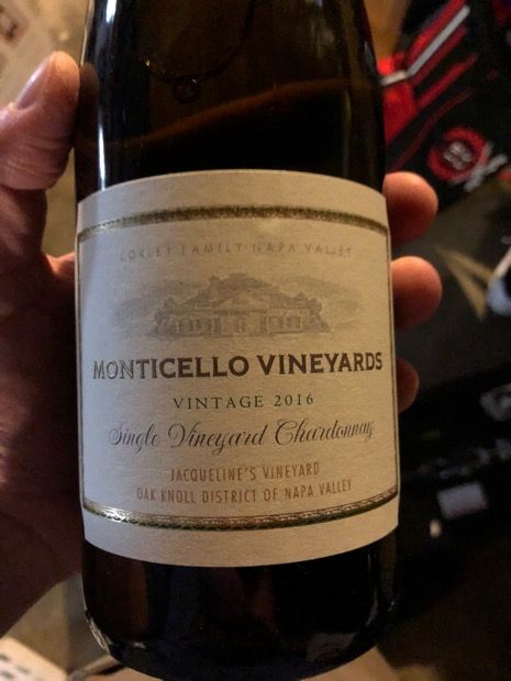 2020 Monticello Vineyards (Corley Family) Chardonnay, USA, California ...