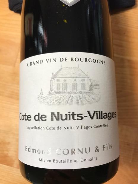 2024 Edmond Cornu & Fils Côte de Nuits Villages, France, Burgundy, Côte ...
