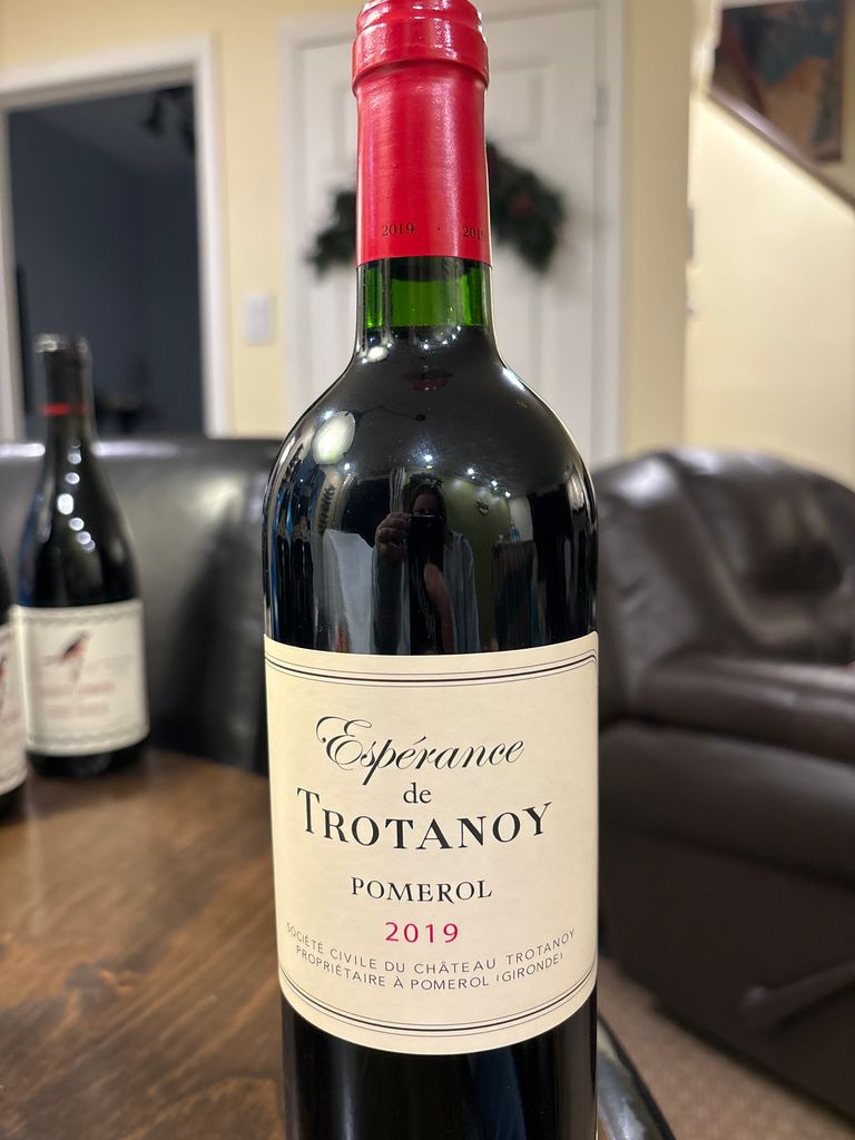 2019 Château Trotanoy Esperance de Trotanoy, France, Bordeaux, Libournais, Pomerol - CellarTracker