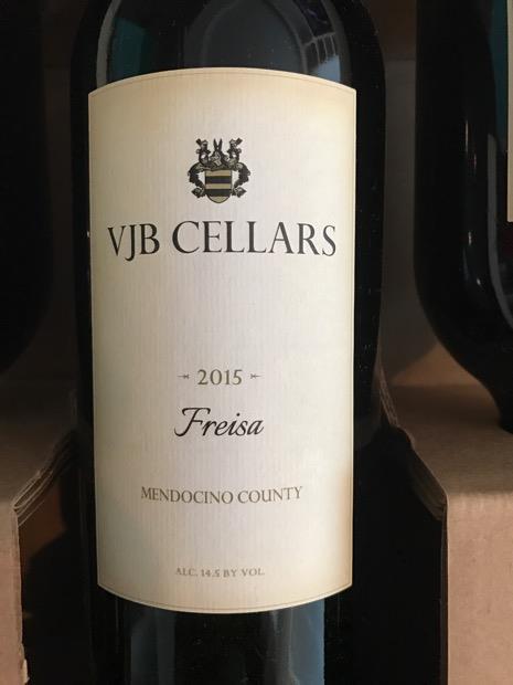 2015 VJB Freisa, USA, California, North Coast, Mendocino County ...