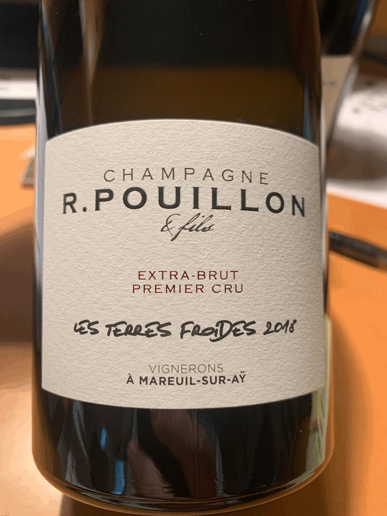 2019 Roger Pouillon et Fils Champagne Premier Cru Les Terres Froides ...