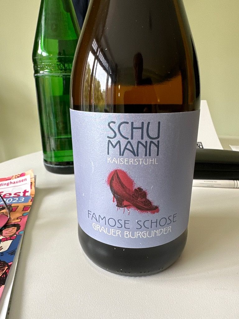 2019 Schumann Grauer Burgunder Famose Schose, Germany, Baden ...