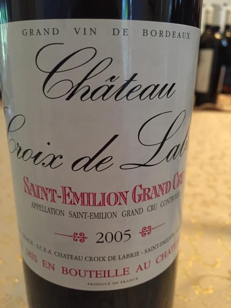 2005 Château Croix de Labrie, France, Bordeaux, Libournais, St. Émilion Grand Cru - CellarTracker