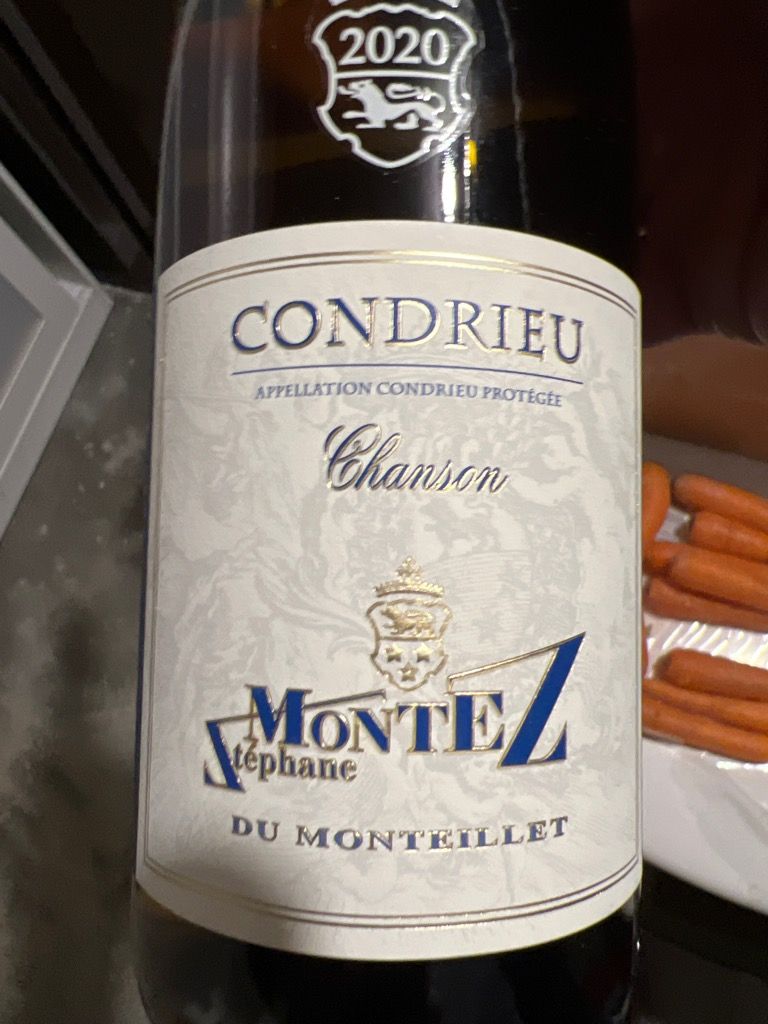 2020 Stéphane Montez / Domaine de Monteillet Condrieu Chanson, France ...
