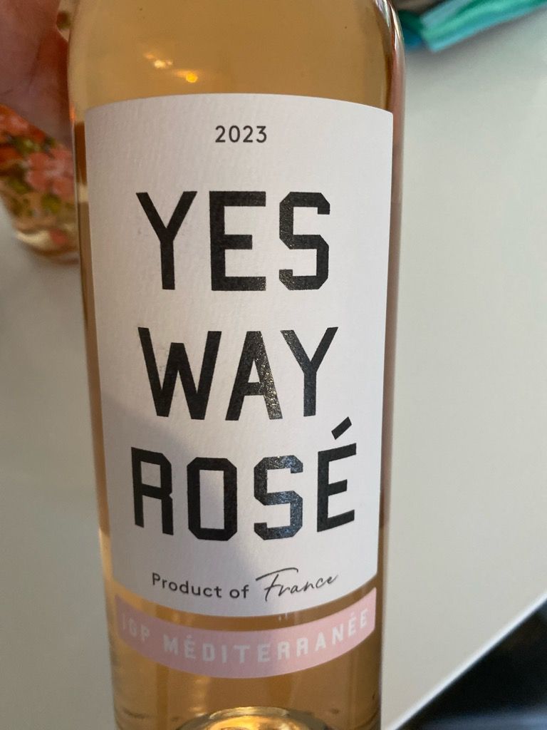 2023 Yes Way Rosé, France, Provence, Mediterranée - CellarTracker