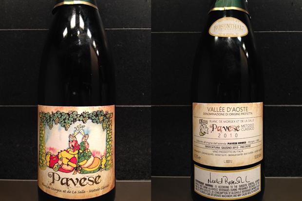 2010 Ermes Pavese Blanc de Morgex et de la Salle Metodo Classico, Italy ...