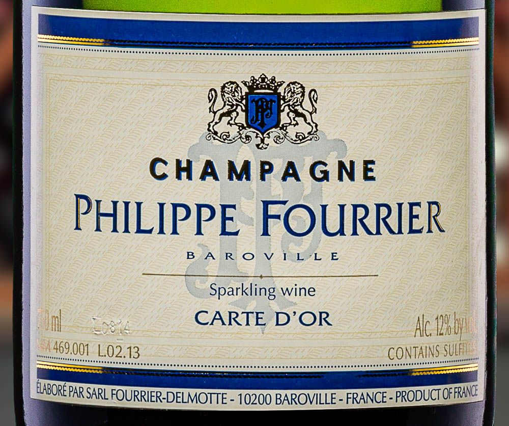 NV Philippe Fourrier Champagne Carte d'Or, France, Champagne ...