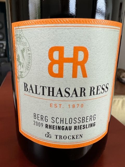 2009 Balthasar Ress Rüdesheimer Berg Schloßberg Riesling Großes Gewächs ...