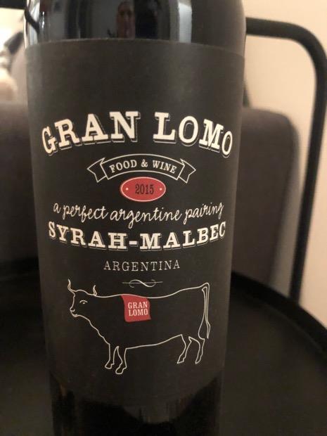 2015 gran lomo Malbec, Argentina - CellarTracker