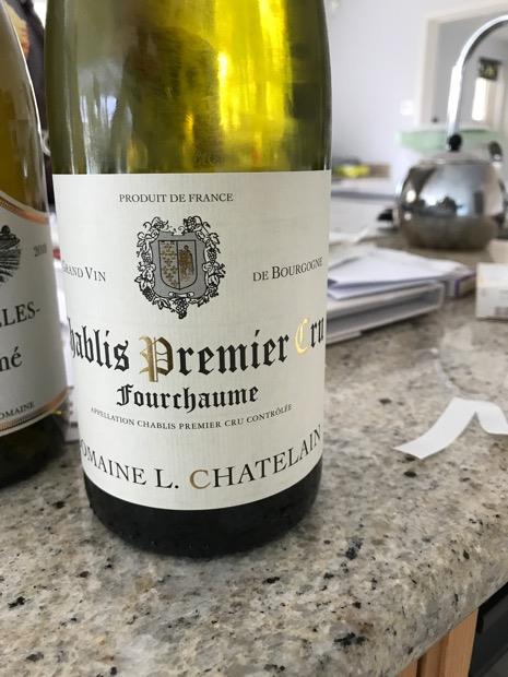 2018 Domaine L. Chatelain Chablis 1er Cru Fourchaume, France, Burgundy ...