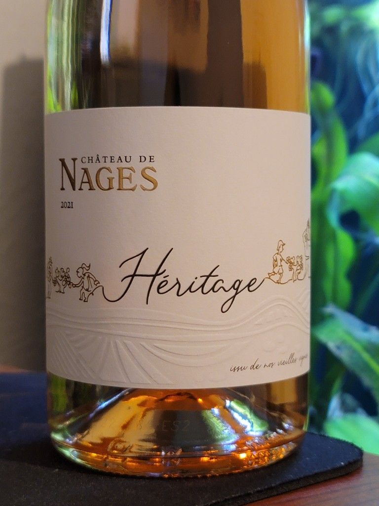 2022 Château de Nages Heritage Rosé, France, Rhône, Southern Rhône, Costières-de-Nîmes ...