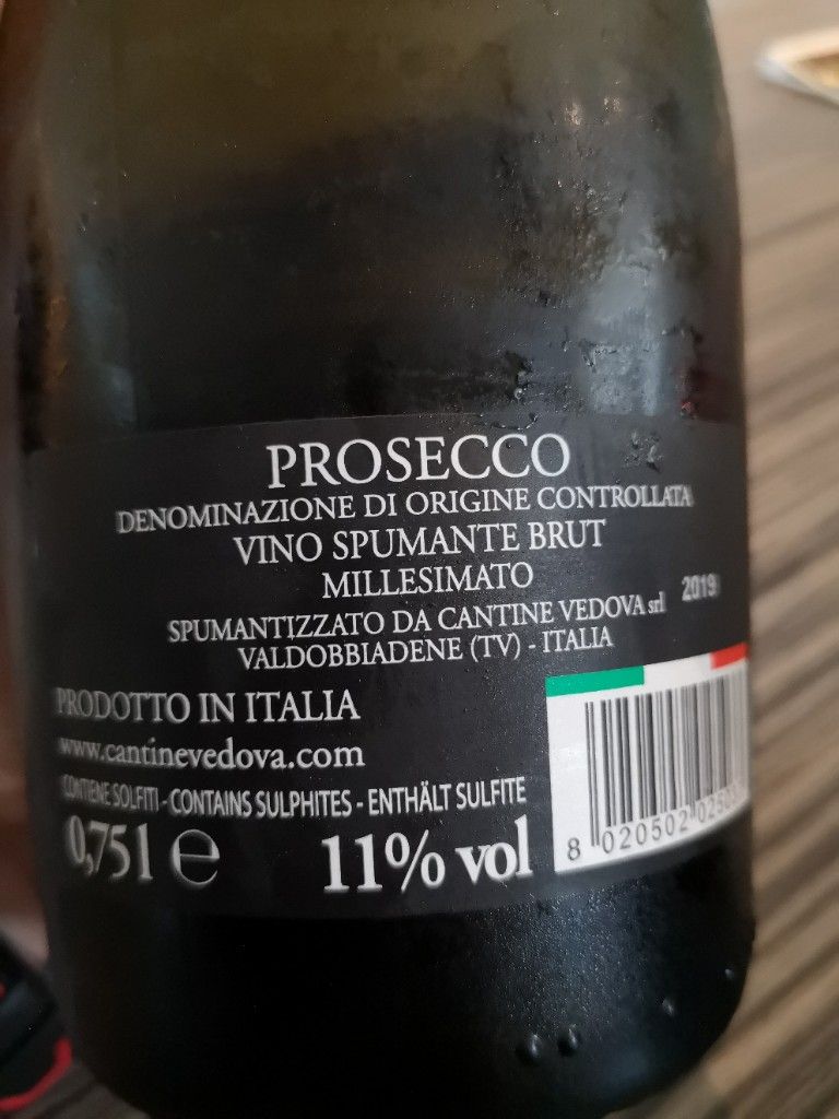 NV Cantine Vedova Prosecco For Due, Italy, Veneto / Friuli-Venezia ...