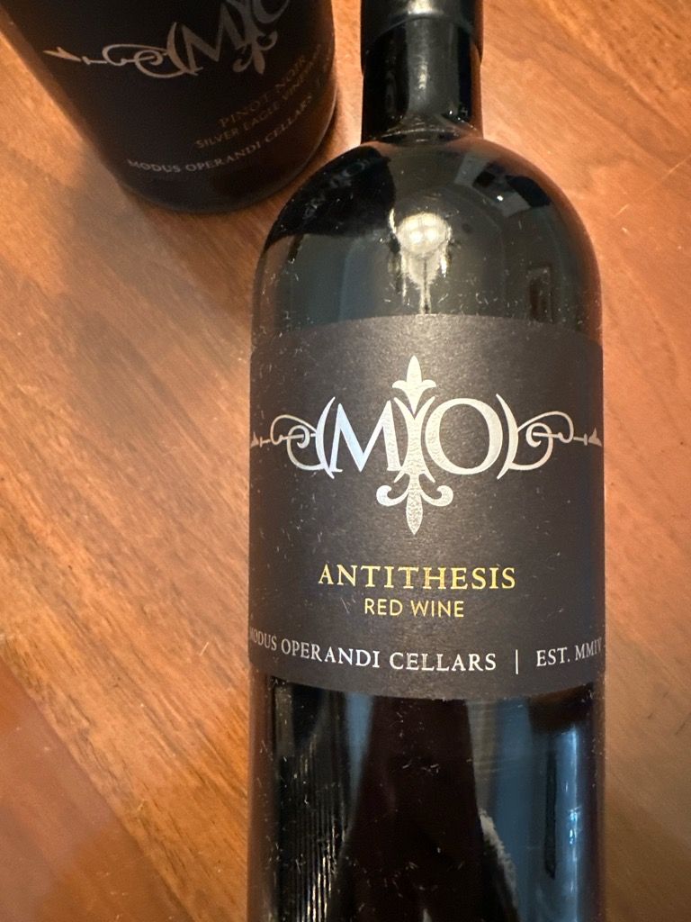2021 Modus Operandi Cellars Antithesis, USA, California, Napa Valley ...