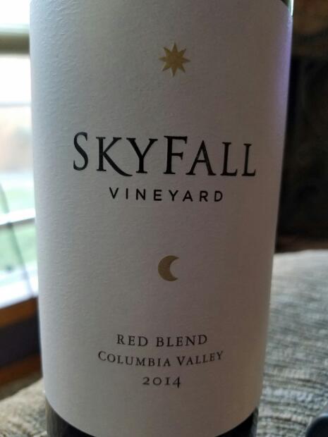 2014 Skyfall Vineyard Red Wine, USA, Washington, Columbia Valley ...
