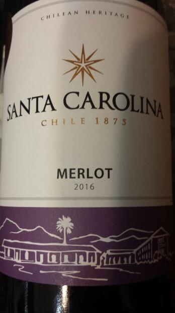 2017 Santa Carolina Merlot, Chile, Rapel Valley - CellarTracker