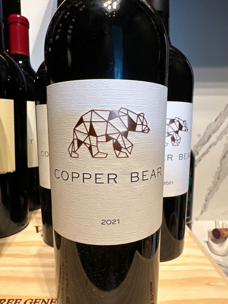 2021 Copper Bear Cabernet Sauvignon, USA, California, Napa Valley ...