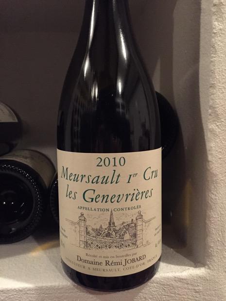 2010 Domaine Rémi Jobard Meursault 1er Cru Les Genevrières, France ...