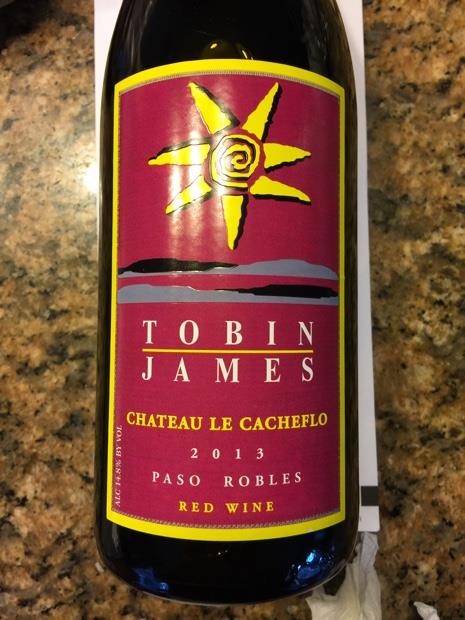 2013 Tobin James Château Le Cacheflo, USA, California, Central Coast, Paso Robles - CellarTracker