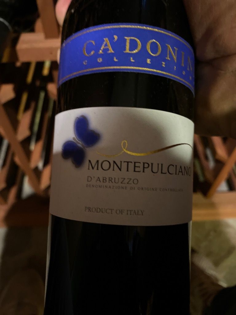 2011 Ca' Donini Montepulciano Montepulciano d'Abruzzo, Italy, Abruzzi ...