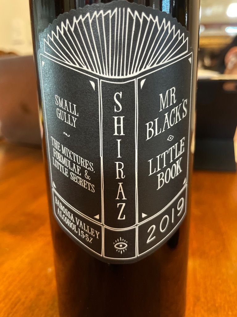 2019 Small Gully Shiraz Mr. Black's Little Book, Australia, South ...