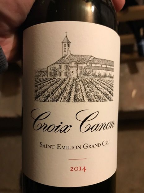 2014 Croix Canon, France, Bordeaux, Libournais, St. Émilion Grand Cru ...