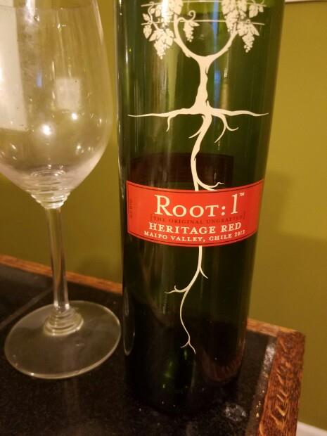 2013 Root:1 [The Original Ungrafted] Heritage Red, Chile, Maipo Valley ...