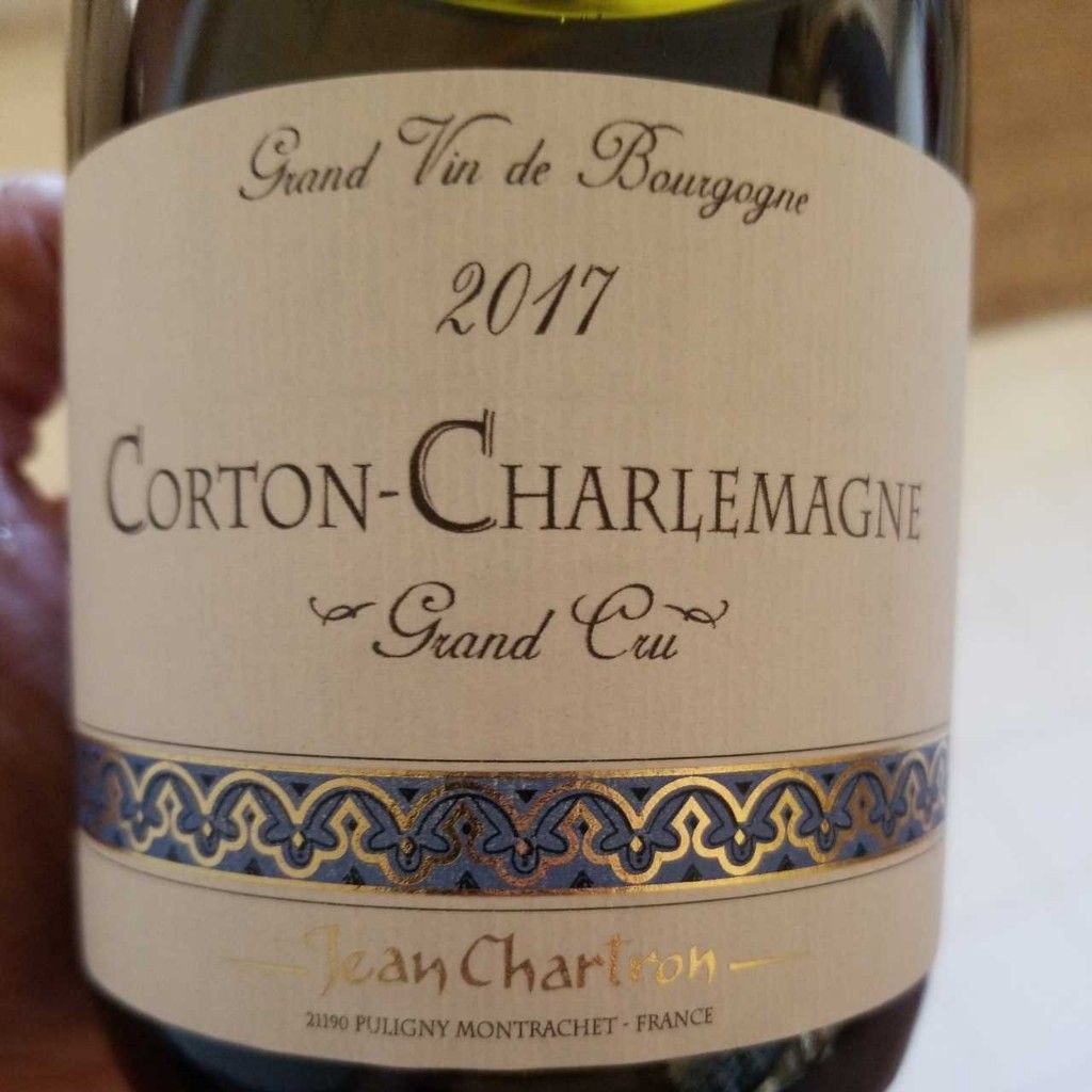 2017 Domaine Jean Chartron Corton-Charlemagne, France, Burgundy, Côte ...