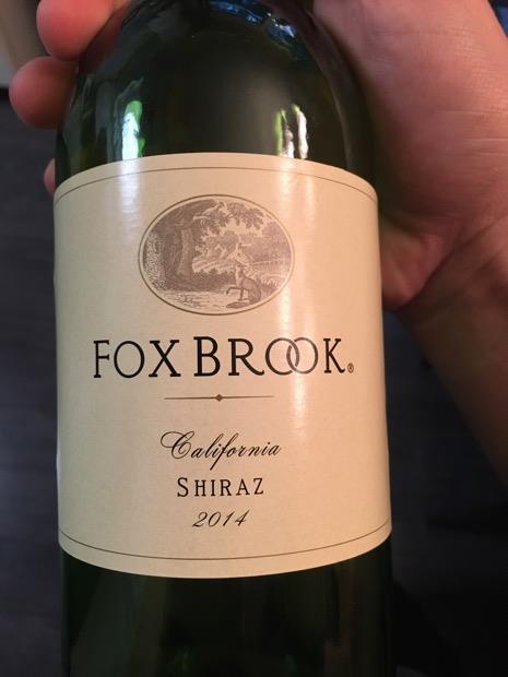 2014 Fox Brook Winery Shiraz, USA, California - CellarTracker